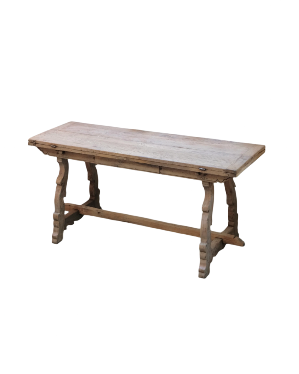 FRENCH OAK BI-FOLDING CONSOLE TABLE – Tamsin Johnson