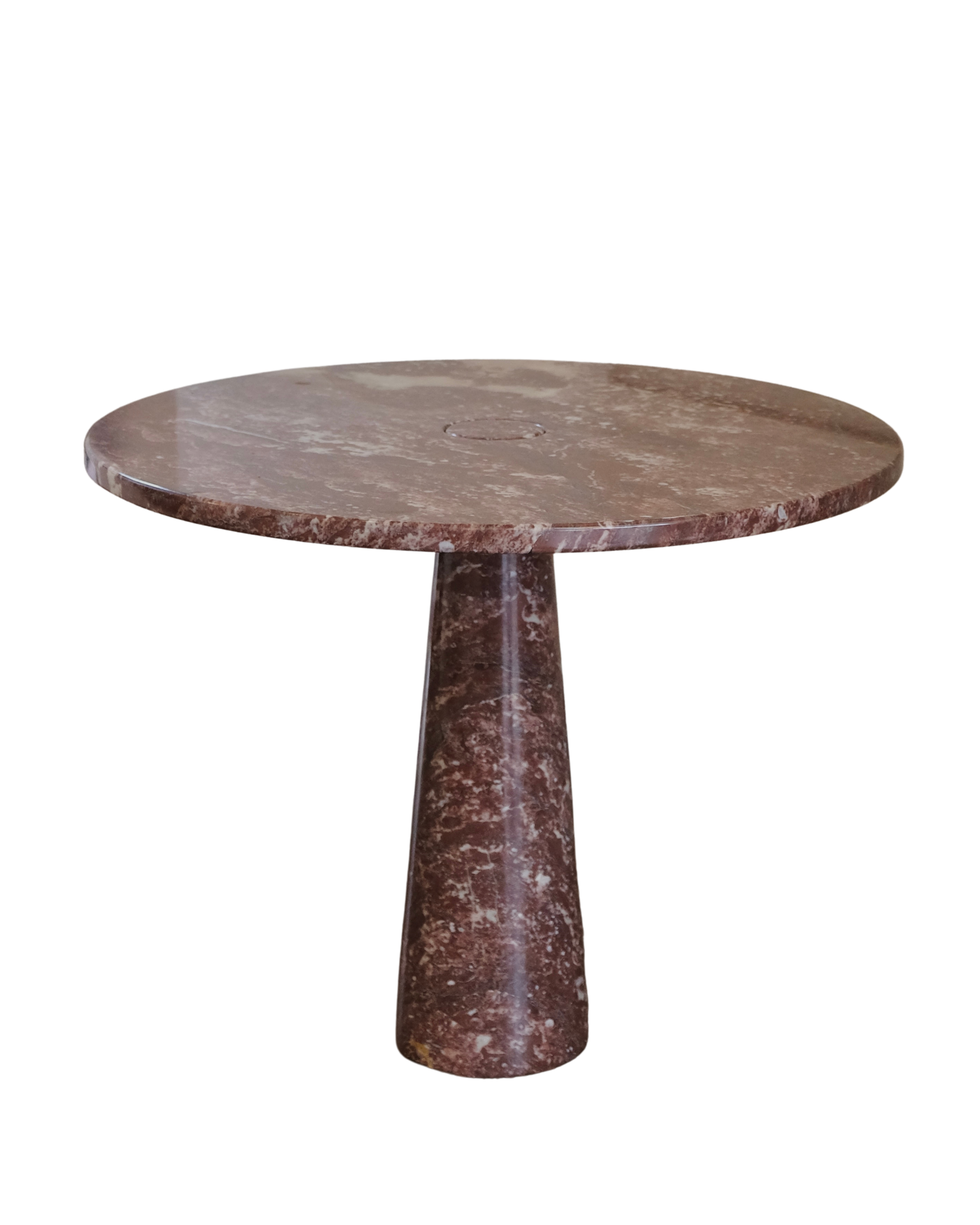 EROS ROUND ROSSO MARBLE ENTRY TABLE – Tamsin Johnson